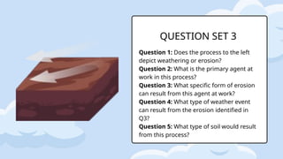 Interactive Review Game on Weathering and Erosion Processes in Earth's ...