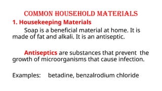 Science 5 ppt. Common Household Materials | PPTX