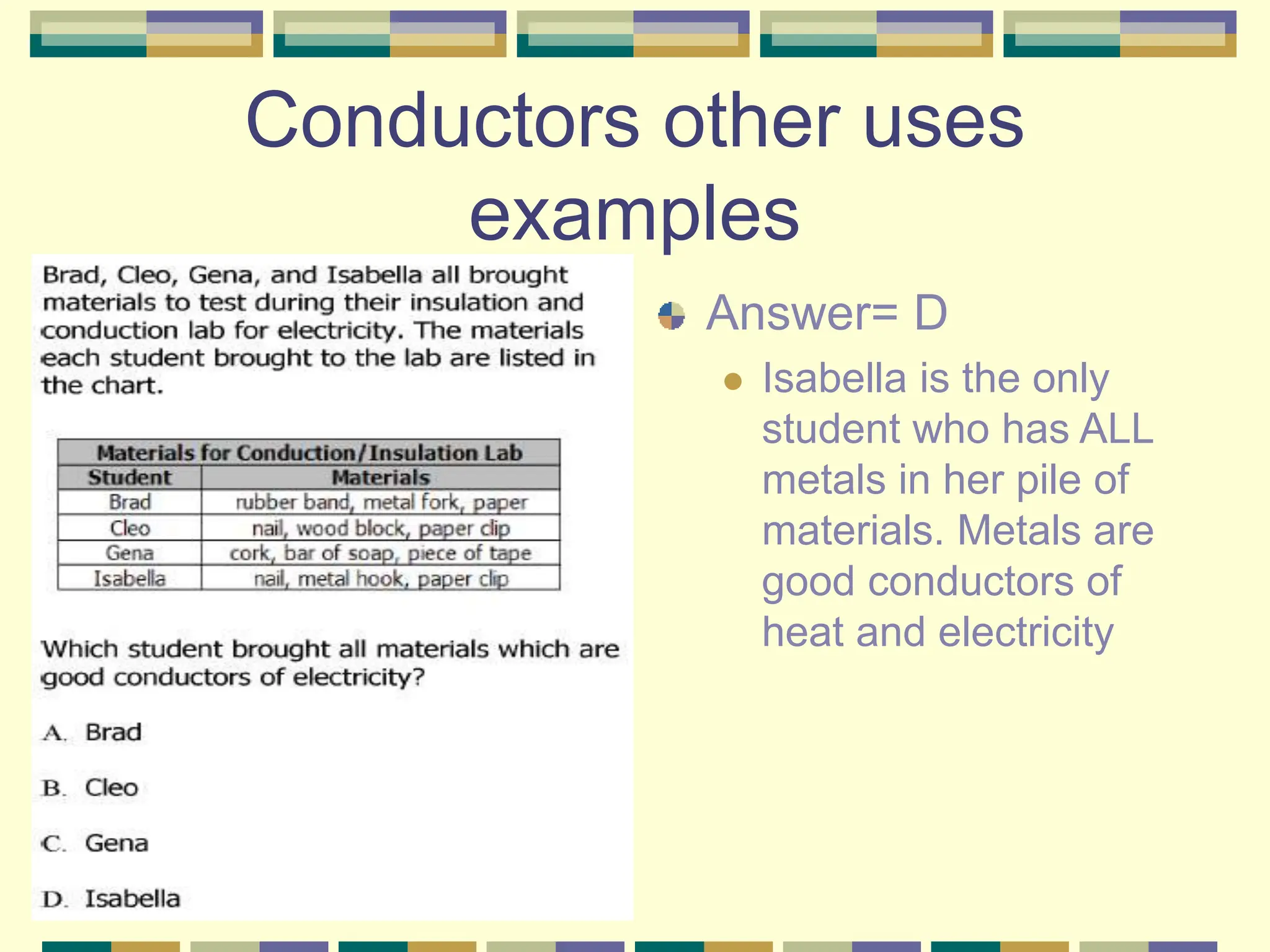 SCIENCE 5 PPT Q3 - Conductors and Insulators.ppt