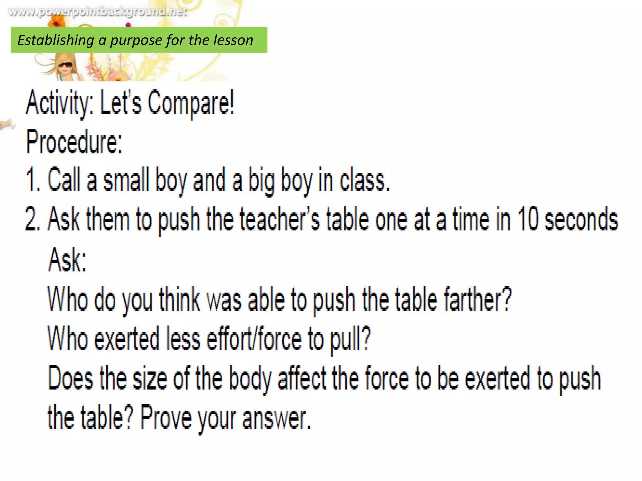 SCIENCE 5 PPT Q3 W1 Day 1-5 - Types Of Motion, Factors Affecting Motion ...