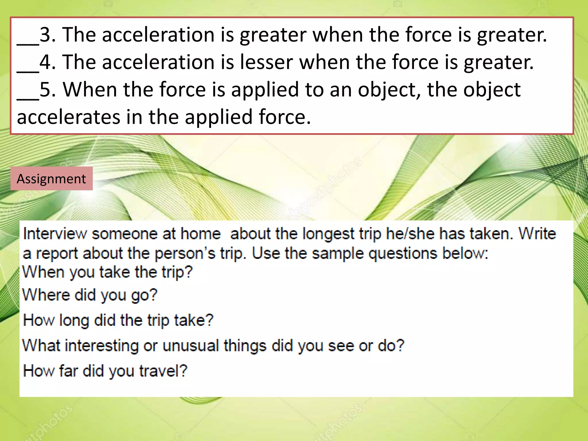 SCIENCE 5 PPT Q3 W1 Day 1-5 - Types Of Motion, Factors Affecting Motion ...