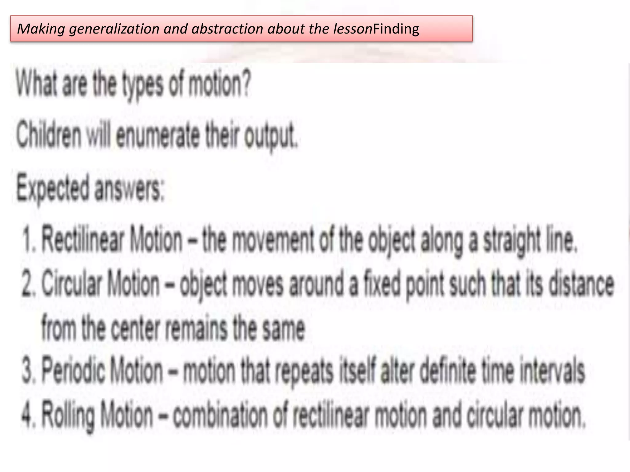 SCIENCE 5 PPT Q3 W1 Day 1-5 - Types Of Motion, Factors Affecting Motion ...