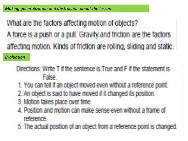SCIENCE 5 PPT Q3 W1 Day 1-5 - Types Of Motion, Factors Affecting Motion ...