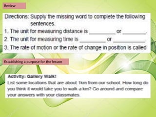 SCIENCE 5 PPT Q3 W1 Day 1-5 - Types Of Motion, Factors Affecting Motion ...