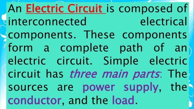 SCIENCE 5 PPT Q3 W6 - Parts Of An Electric Circuit (2).pptx | Consumer ...