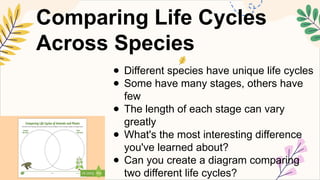SCIENCE5 Q2 6 compare the life cycles of mammals from birth to ...