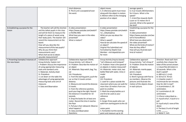 SCIENCE 5 Q3 W1.docx | Physics | Science