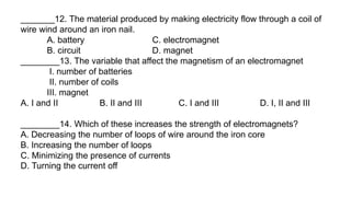 science 5 summative.pptx | Physics | Science