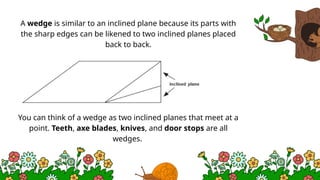 SCIENCE 6 SIMPLE MACHINE (WEDGES) PowerPoint presentation | PPT