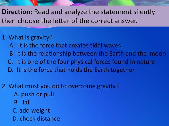 Science 6 Ppt Q3 W2 Gravitation And Frictional Forcesppt