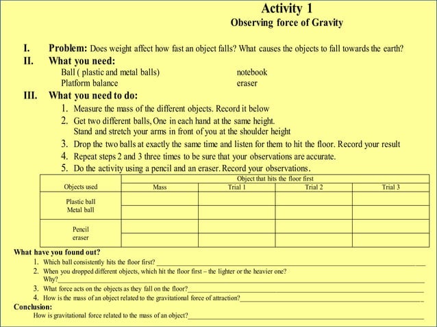 SCIENCE 6 PPT Q3 W2 - Gravitation and Frictional Forces.ppt