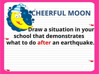 SCIENCE 6 PPT Q4 - Precautionary Measure Before,during,after Earthquake ...