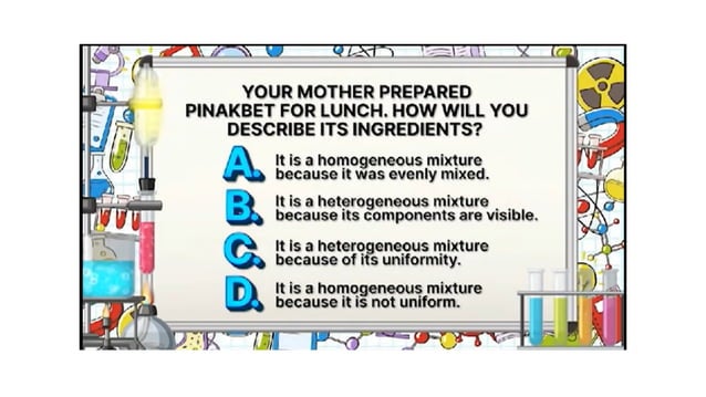 Science 6 q1 lesson 1 describe the appearance of uniform and non ...