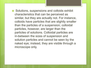 Science 6 Q1 lesson 9 DESCRIBE THE APPEARANCE AND USES OF COLLOIDS ...