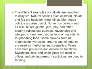 Science 6 Q1 lesson 9 DESCRIBE THE APPEARANCE AND USES OF COLLOIDS ...