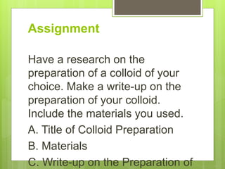 Science 6 Q1 lesson 9 DESCRIBE THE APPEARANCE AND USES OF COLLOIDS ...