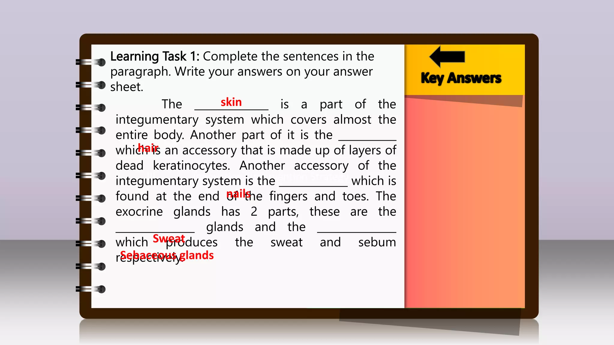Science 6_Q2_L2_Parts and Functions of the Integumentary System.pptx