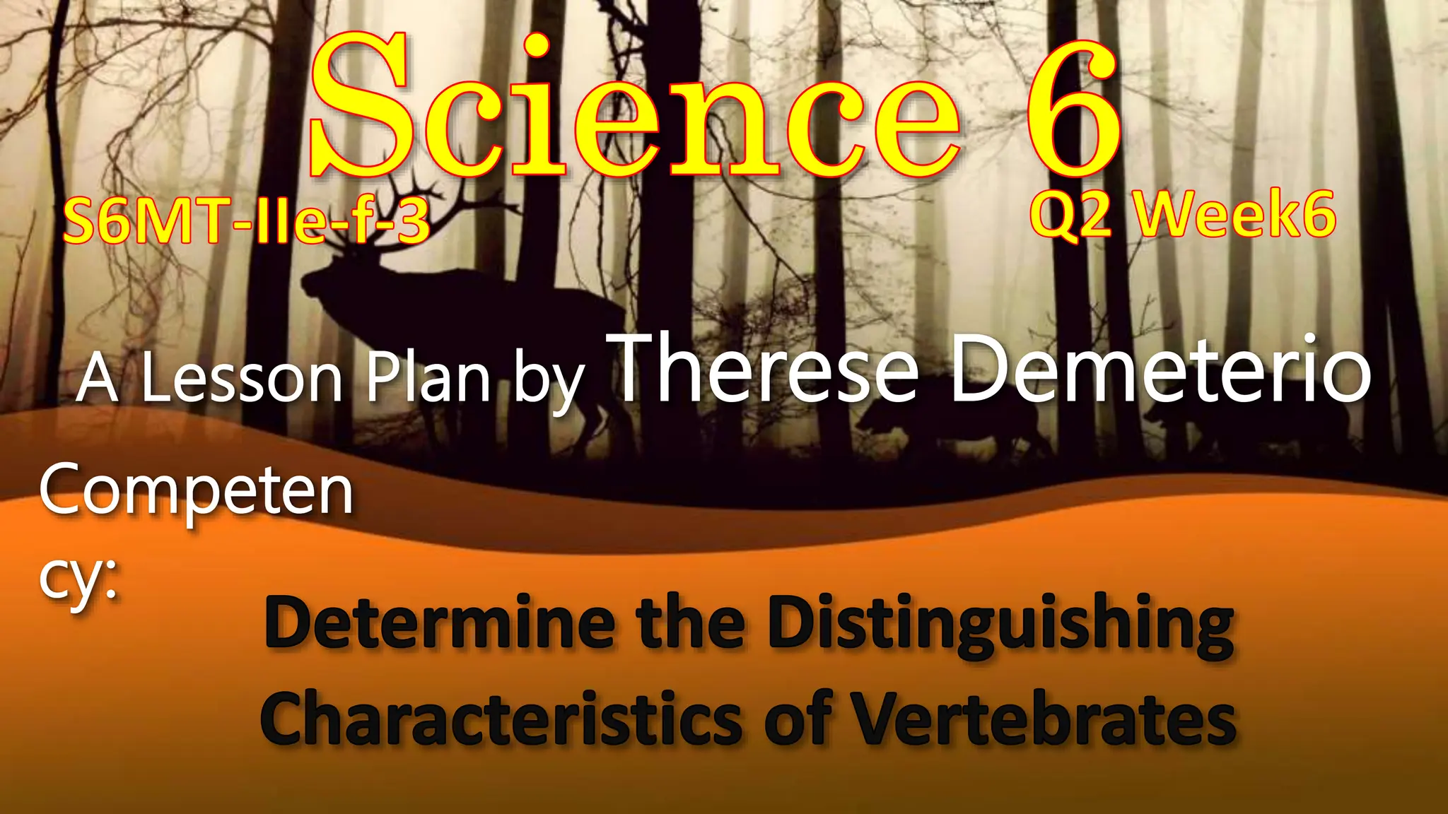 Science6 Q2_Lesson on Determine the Distinguishing Characteristics of ...