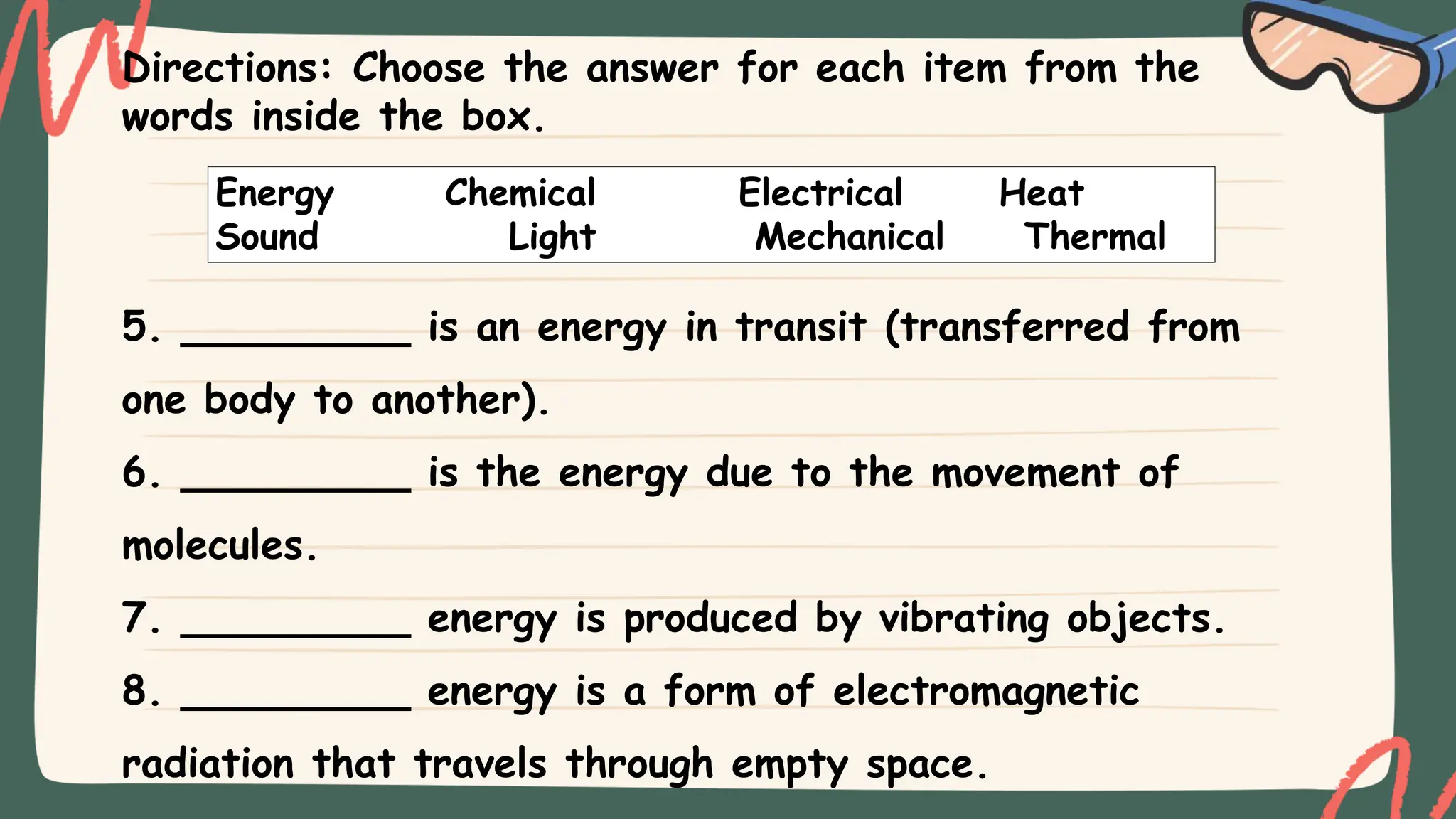 Science 6 Quarter 3 W4 Forms of Energy.pptx