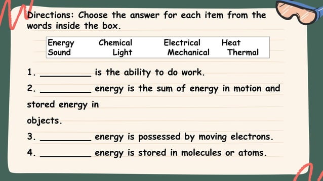 Science 6 Quarter 3 W4 Forms of Energy.pptx