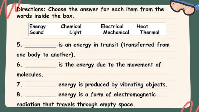 Science 6 Quarter 3 W4 Forms of Energy.pptx