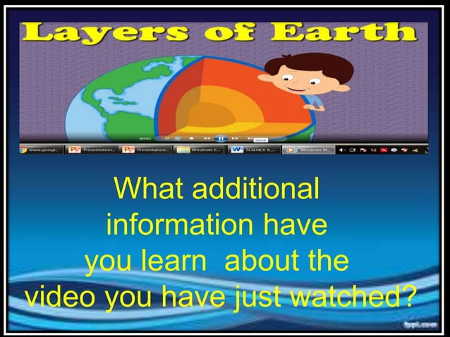 Science6 Q4week 1 Day1- layers of the Earth.pptx | Geology | Science
