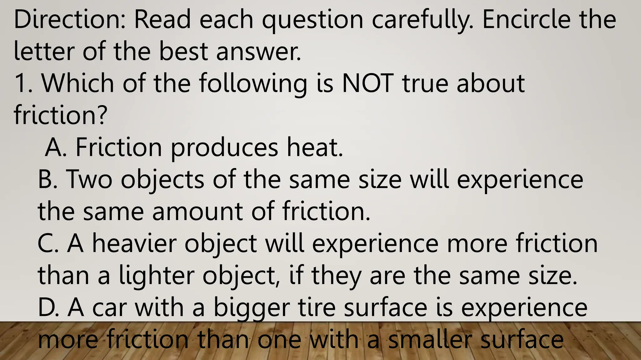 SCIENCE 6 QUARTER 3 REVIEWER(FRICTION, GRAVITY, ENERGY AND SPEED).pptx