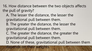SCIENCE 6 QUARTER 3 REVIEWER(FRICTION, GRAVITY, ENERGY AND SPEED).pptx