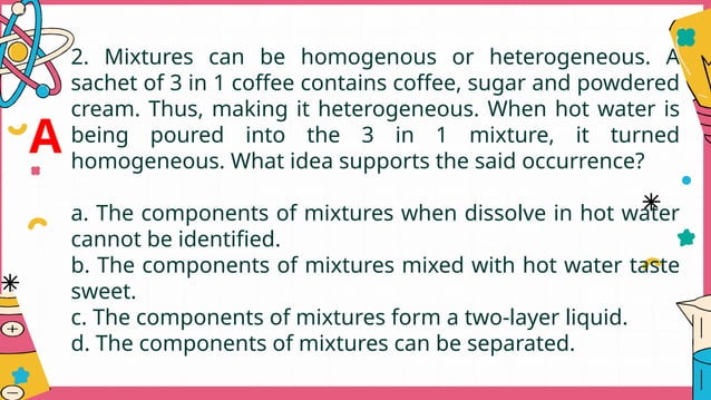 Science 6 MELC Based Quarter 1 Week 1 Day 1 Lesson | PPTX | Chemistry ...