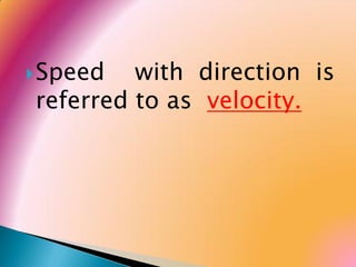 Science 7 - Describing Motion | PDF