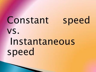 Science 7 - Describing Motion | PDF