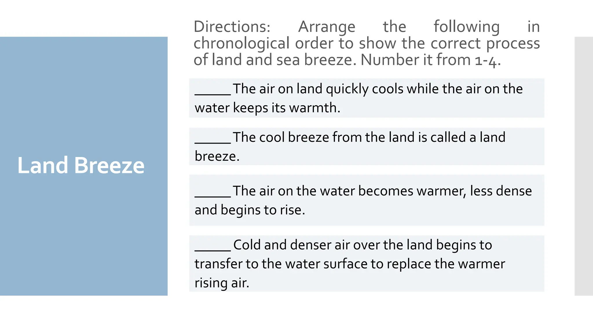 Science 7 - LAND and SEA BREEZE and its Characteristics | PPTX