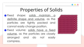 The particle model of matter is a theory that explains how particles in ...