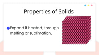 The particle model of matter is a theory that explains how particles in ...