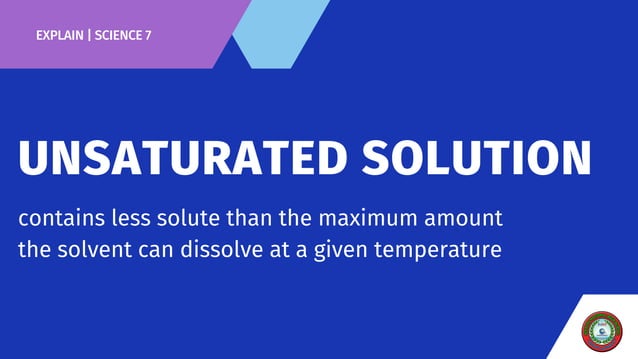 Science 7 - Saturated and Unsaturated Solutions.pdf | Chemistry | Science