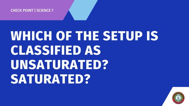 Science 7 - Saturated and Unsaturated Solutions.pdf | Chemistry | Science