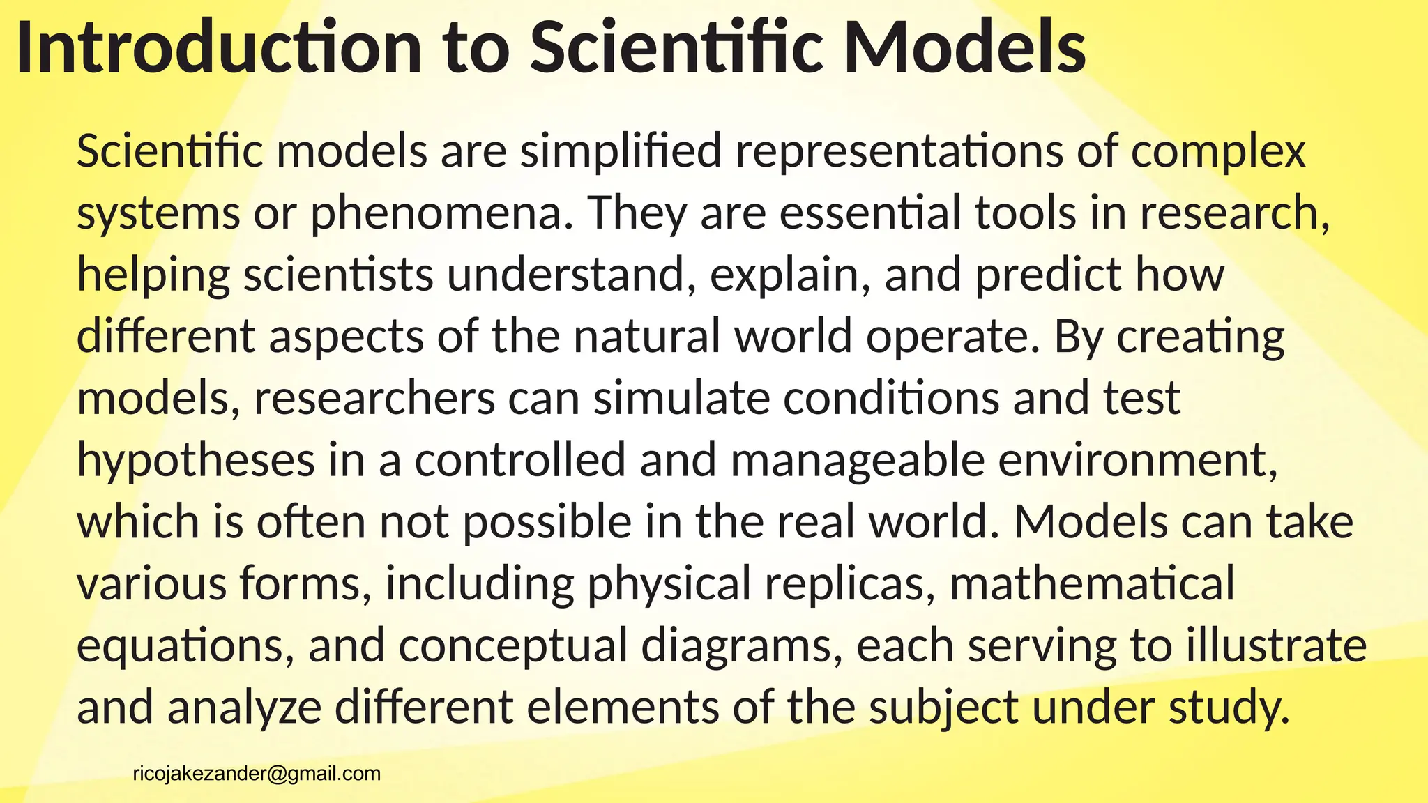 Science 7 Q1 1 recognize that scientists use models to explain phenomena that cannot be easily ...