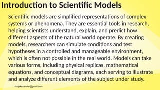 Science 7 Q1 1 recognize that scientists use models to explain ...