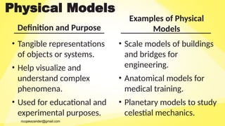 Science 7 Q1 1 recognize that scientists use models to explain phenomena that cannot be easily ...