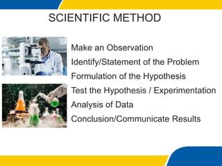 SCIENCE7: Applications of Scientific Investigation | PPTX