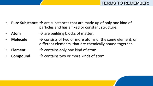 SCIENCE7: Elements and Compounds | PPTX | Chemistry | Science