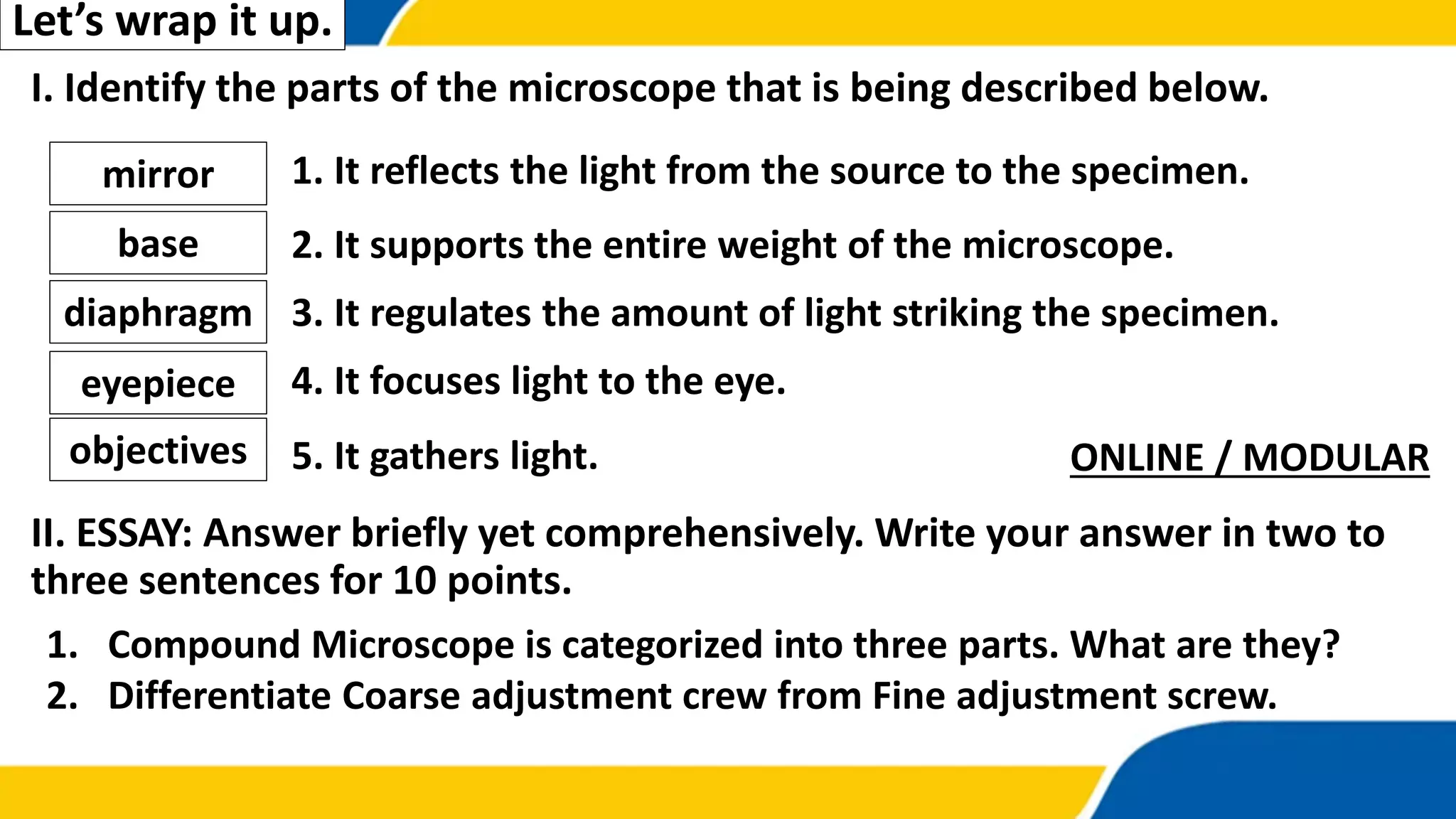 SCIENCE7: The Microscope | PPTX