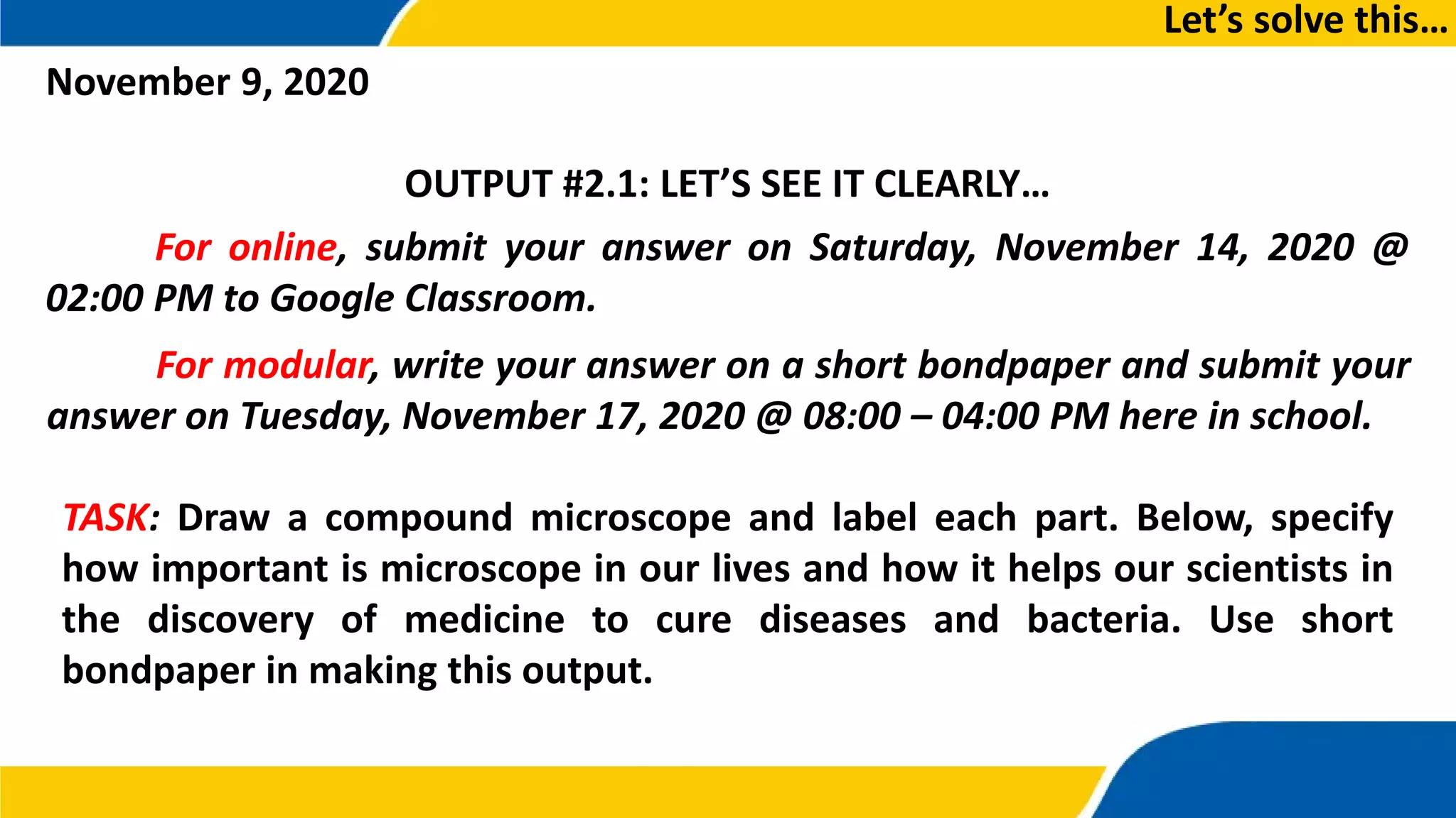 SCIENCE7: The Microscope | PPTX