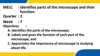 SCIENCE7: The Microscope | PPTX