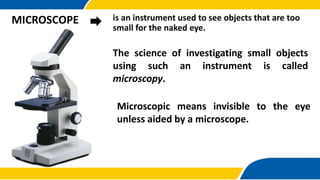 SCIENCE7: The Microscope | PPT