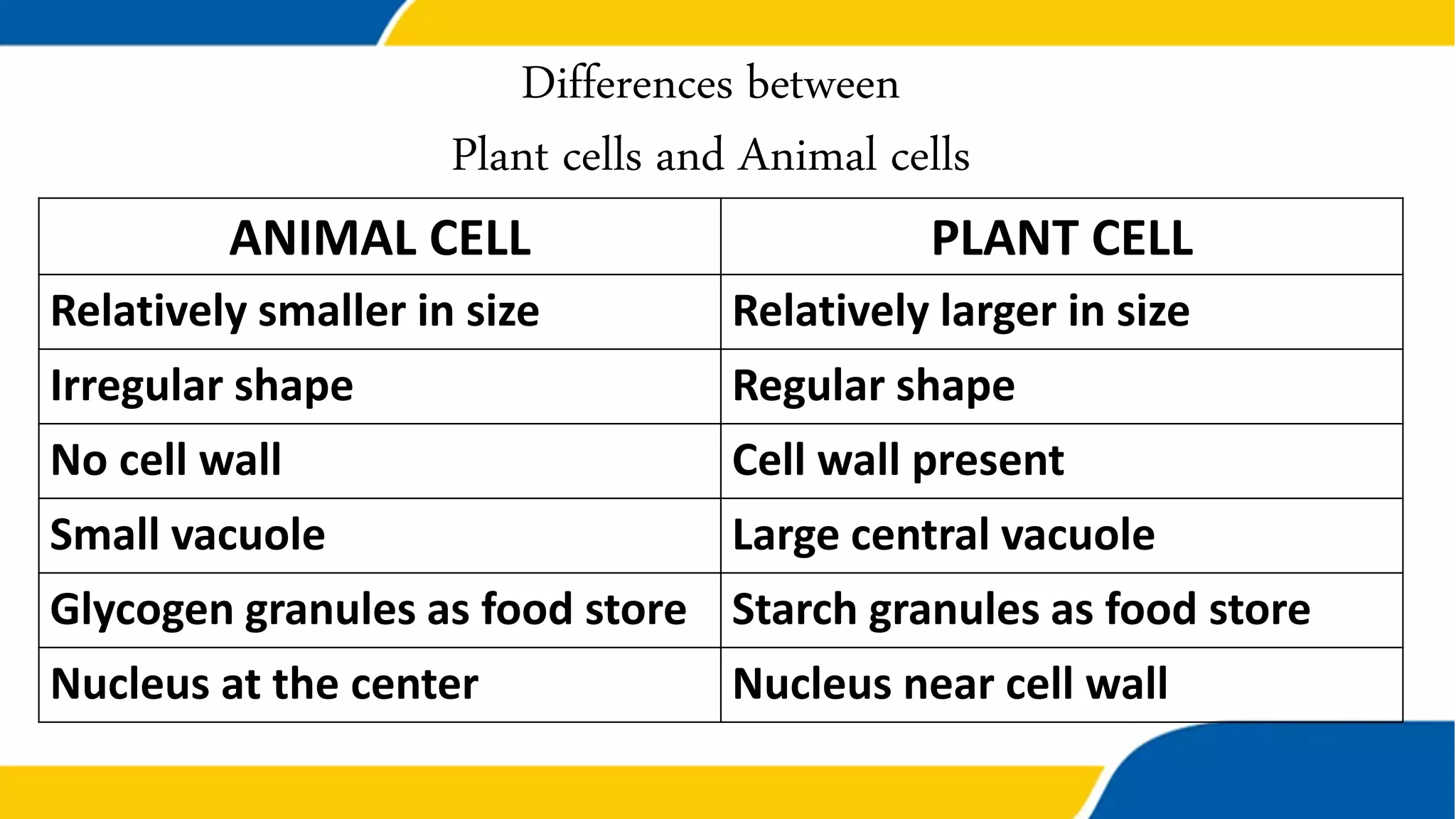 SCIENCE7: Plant and Animal Cells | PPTX