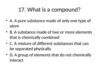 Science7_Reviewer_Shuffled.pptx FOR GRADE 7 | PPTX