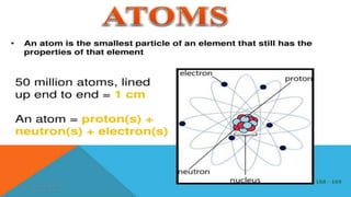 SCIENCE 8 notes about the Periodic table | PPTX