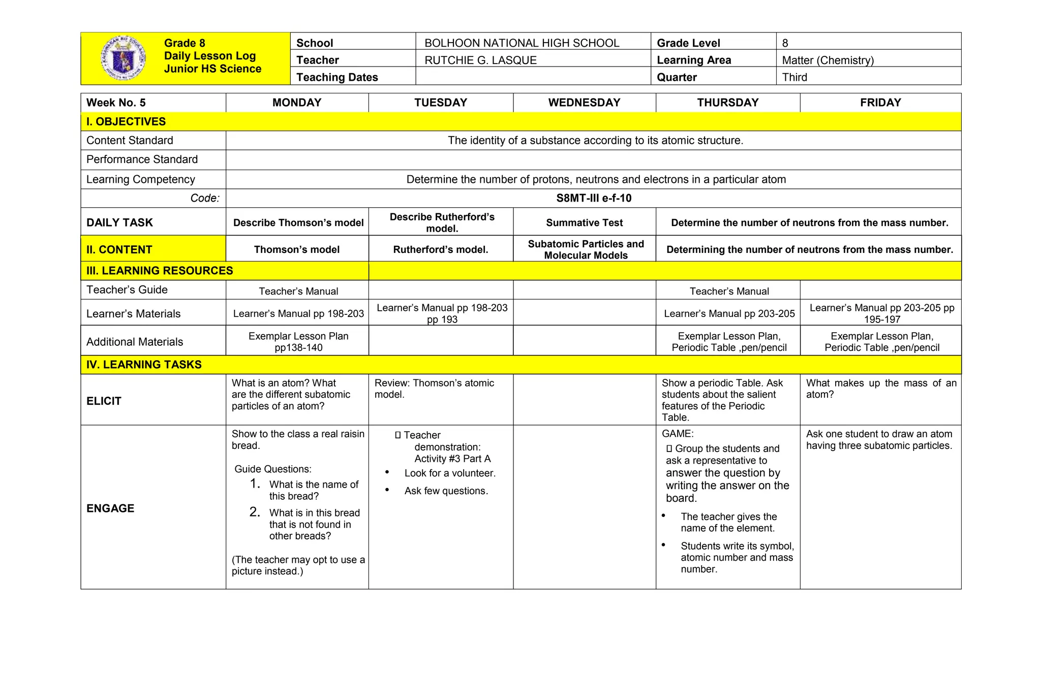 Science 8_3rd Q_DLL.docx