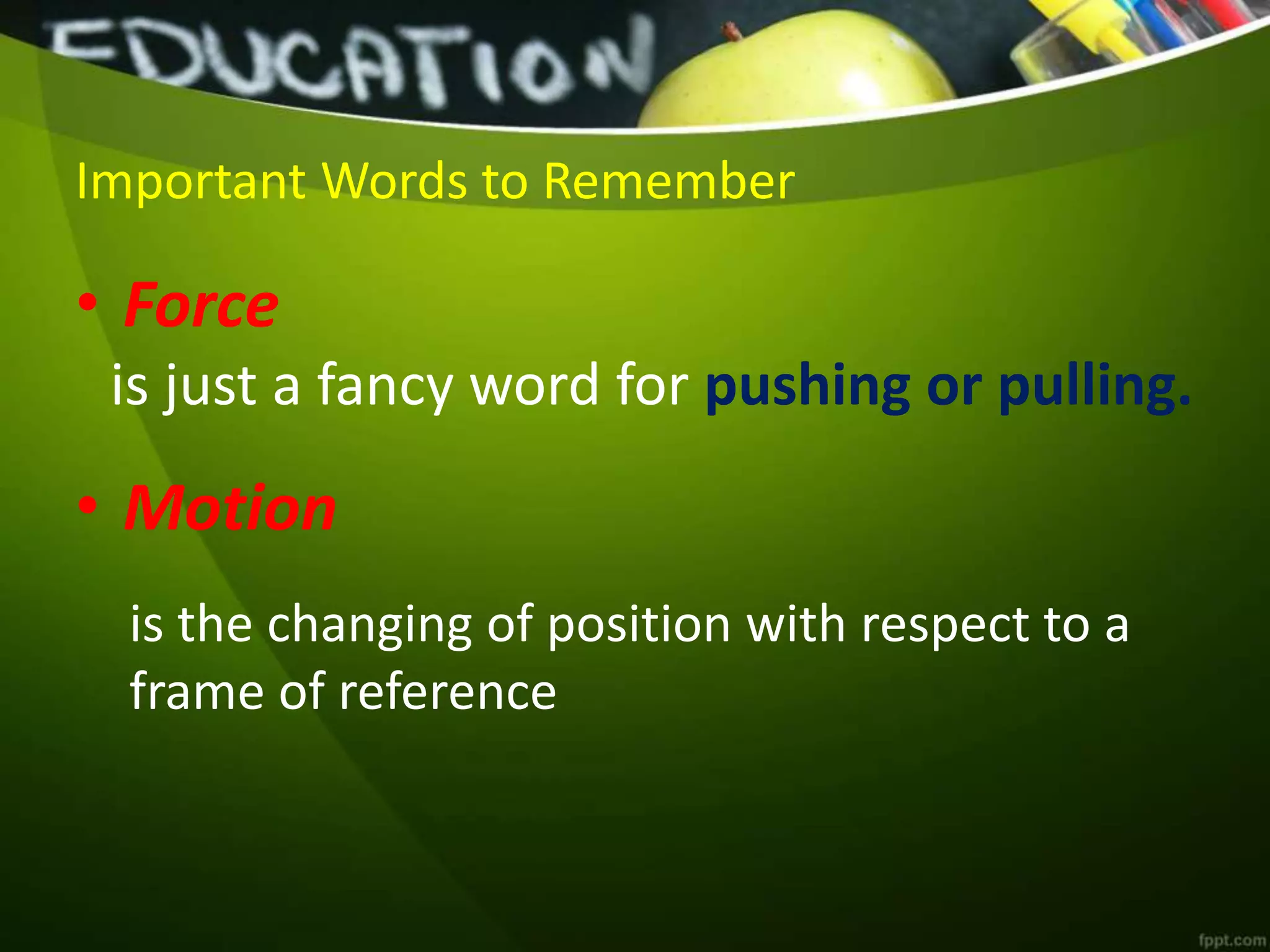 Science 8 module 1 Forces and Motion | PPSX
